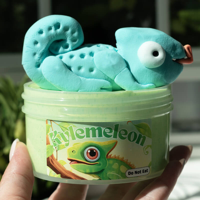 Kylemeleon DIY Slime Kit - Chameleon-Inspired Fun | Mythical Mushbunny ...