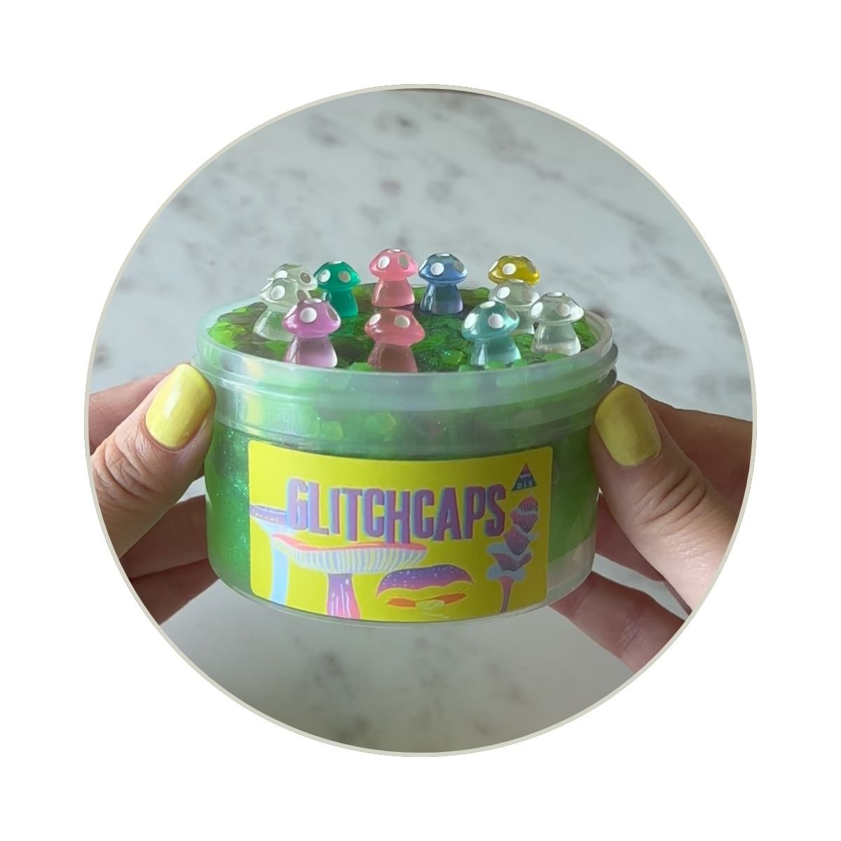Glitchcaps - Glow in the Dark Slime - Mythical Mushbunny Slimes