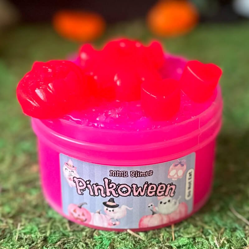Pinkoween Slime + handmade Squishies - Mythical Mushbunny Slimes